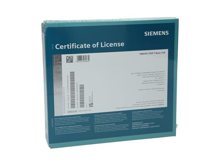Siemens SIMATIC STEP 7 Basic V18 - 6ES7822-0AA08-0YA5 - industritorget.se